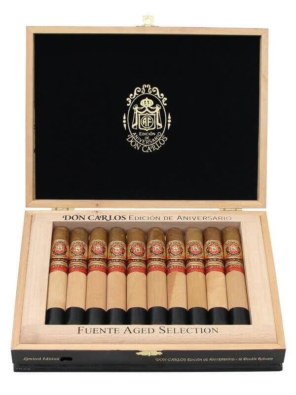 Don Carlos LE Edición de Aniversario Double Robusto '24 (Box of 10 ...