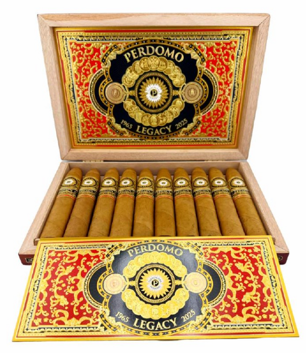 Perdomo Legacy - Connecticut Gran Belicoso 2025 (Box of 10) - Twins ...